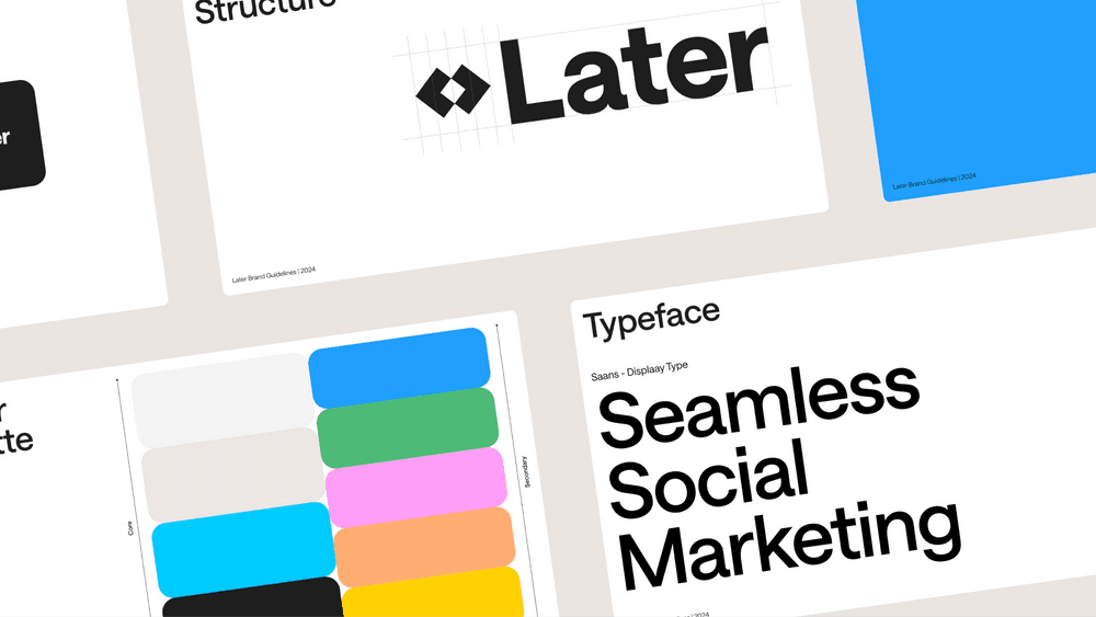 Later Media Kit | Official Logos, Later Brand Guidelines, & Insights
